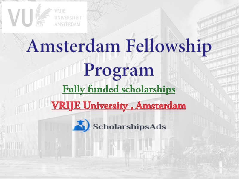 VU Amsterdam Fellowship Programme (VUFP) - Amsterdam Netherlands VU Amsterdam Fellowship Programme (VUFP) - Amsterdam Netherlands